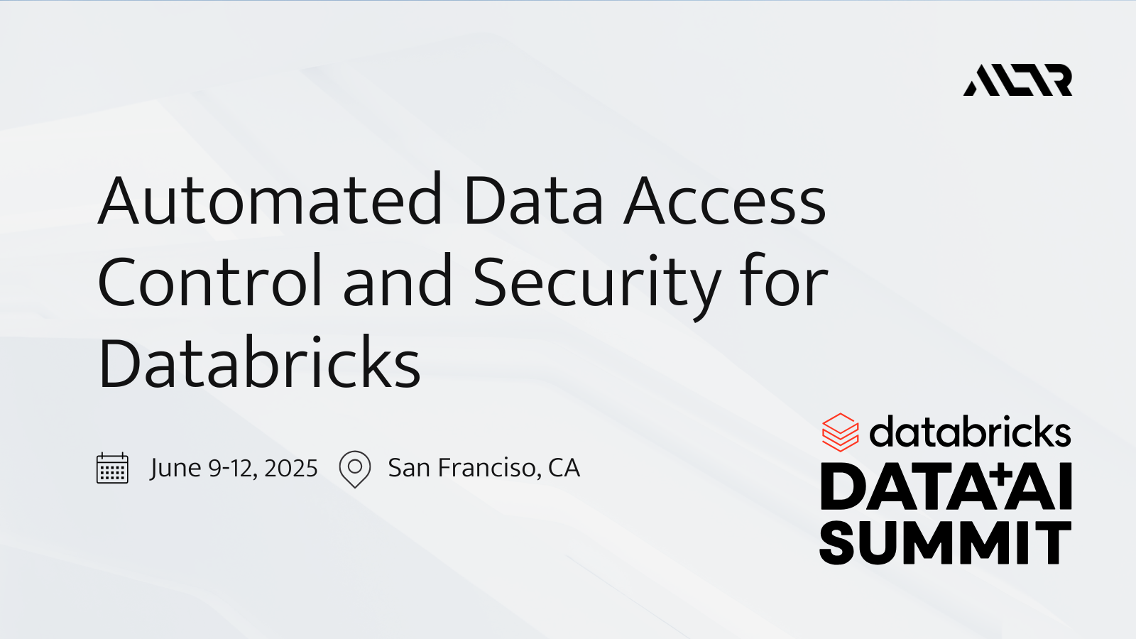 Databricks Data + AI Summit 2025